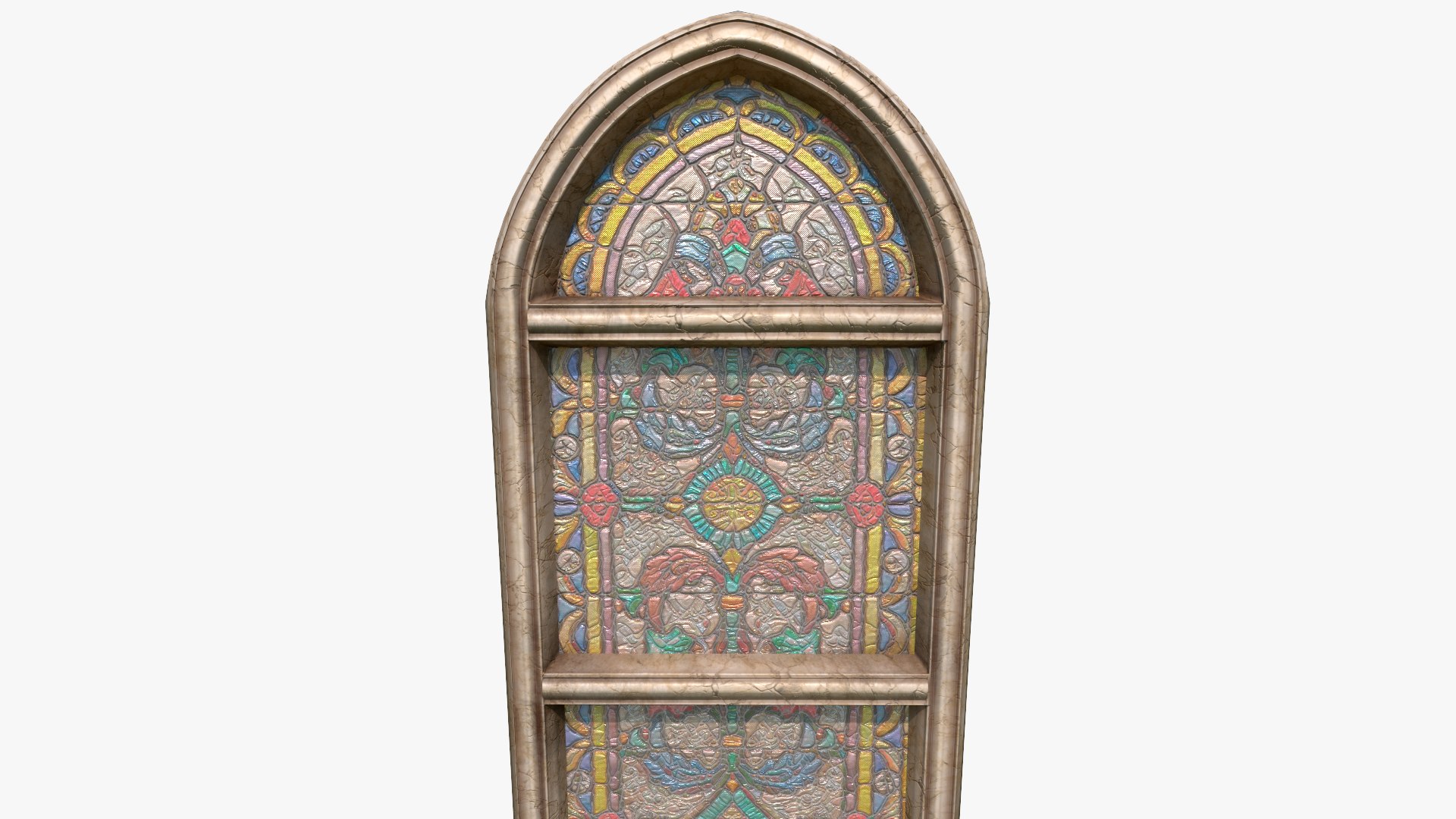 3D Stained Glass Church Window - TurboSquid 1819413