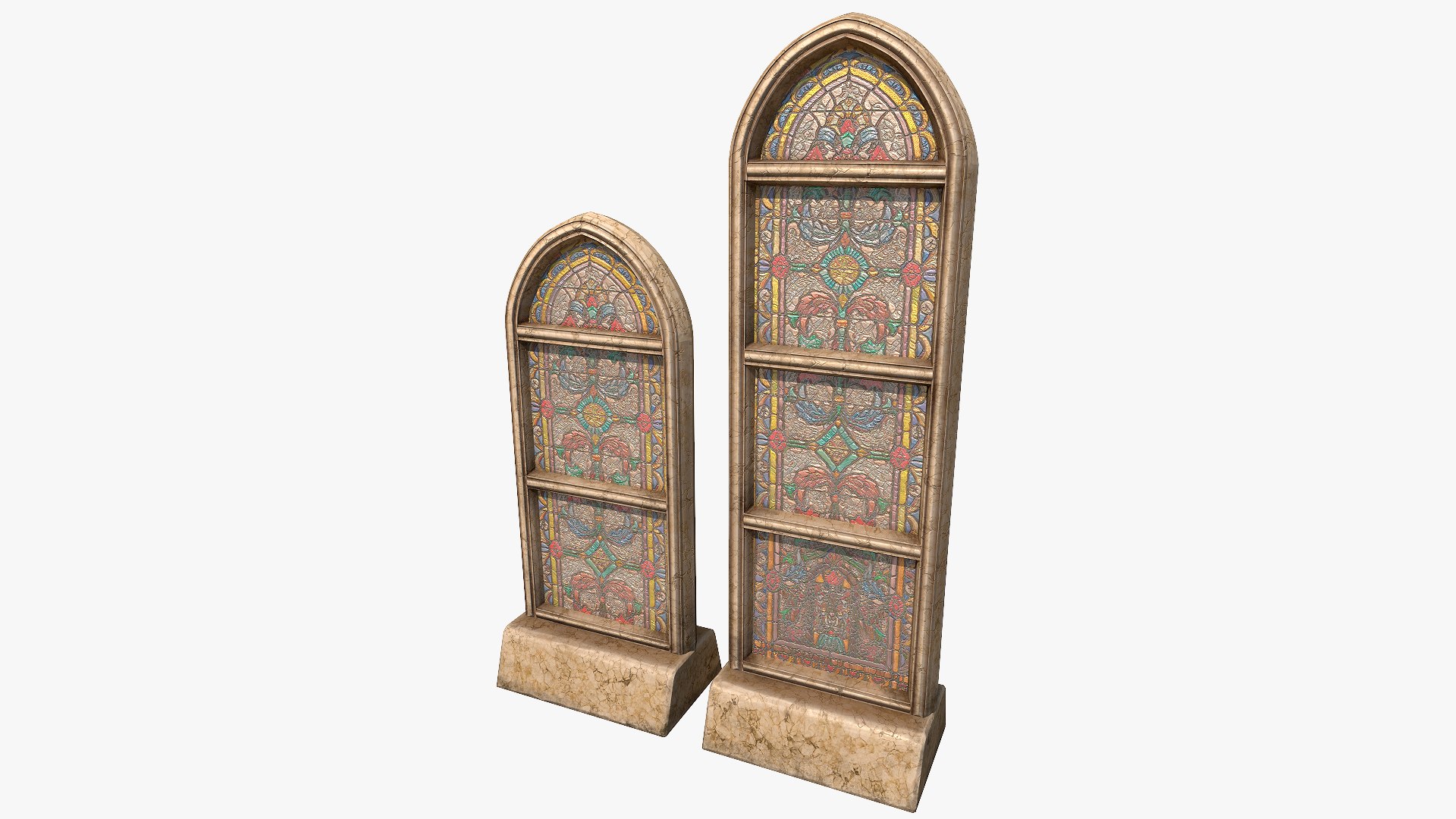 3D Stained Glass Church Window - TurboSquid 1819413