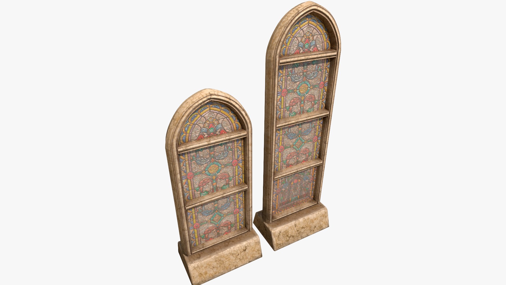 3D Stained Glass Church Window - TurboSquid 1819413