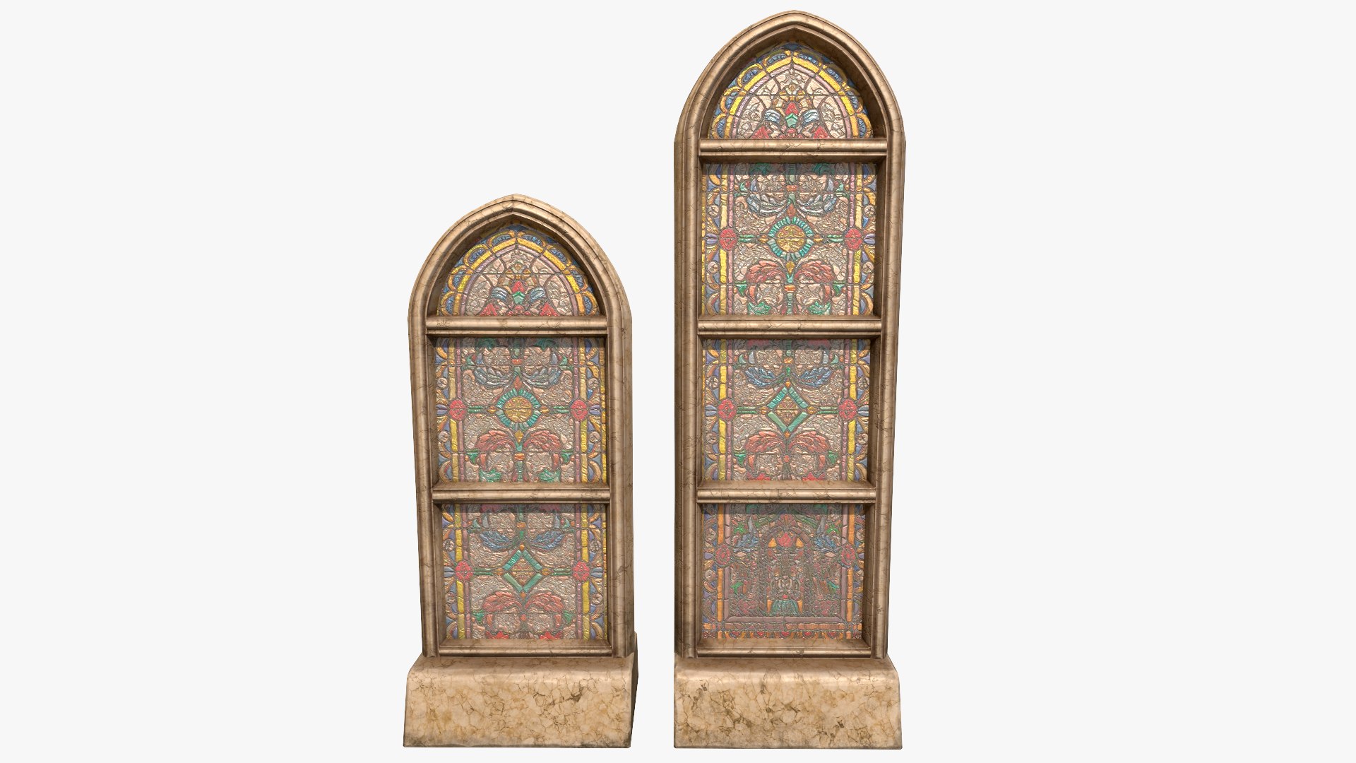 3D Stained Glass Church Window - TurboSquid 1819413