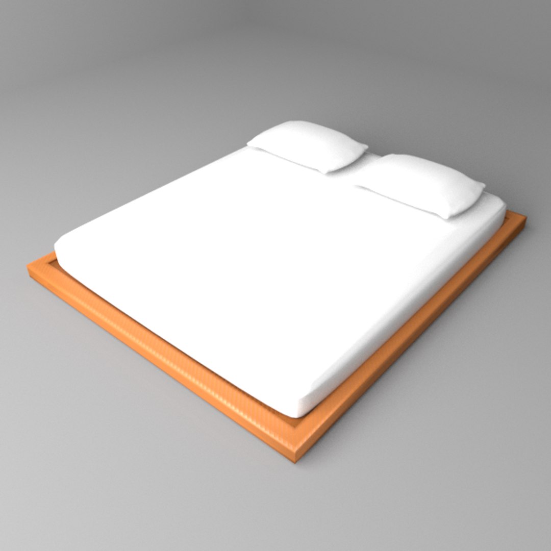 Futon Bed Model - TurboSquid 1550781