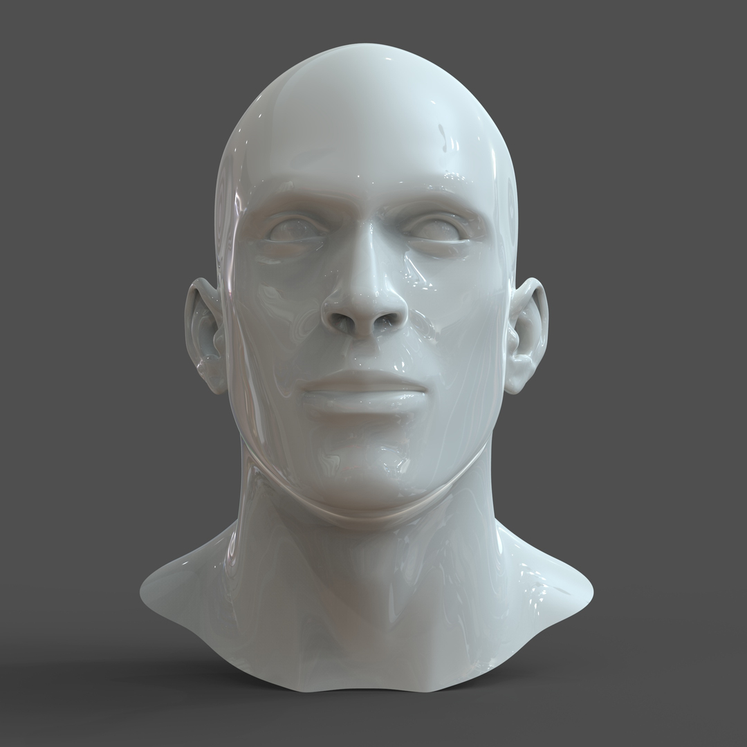 3D man head model - TurboSquid 1295763