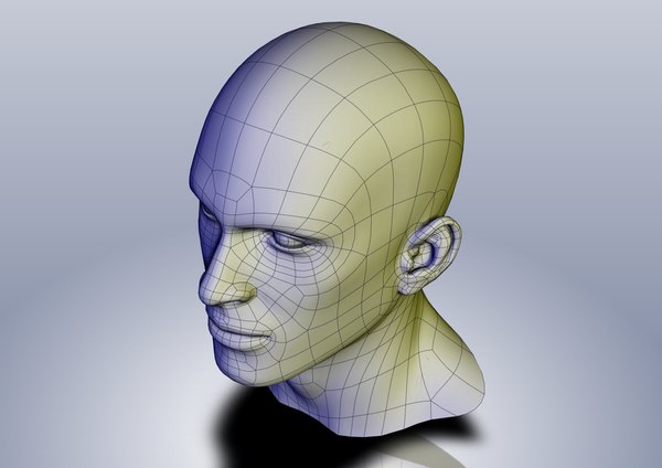 3D man head model - TurboSquid 1295763