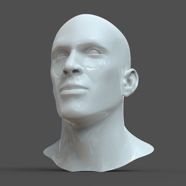 3D man head model - TurboSquid 1295763