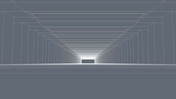 3D Sci Fi Tunnel model - TurboSquid 2016440