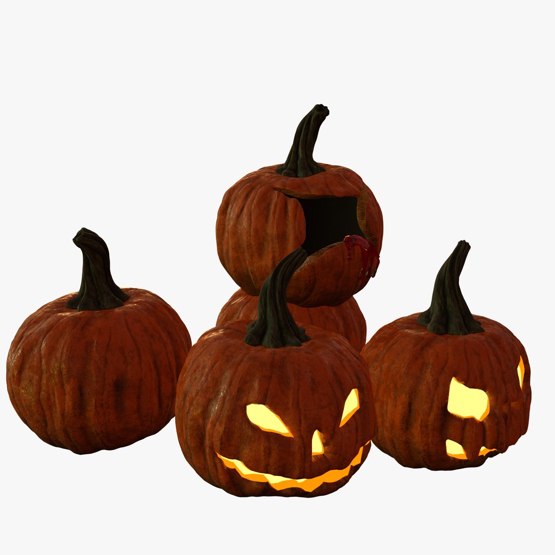 Halloween Pumpkin 3D - TurboSquid 1970100