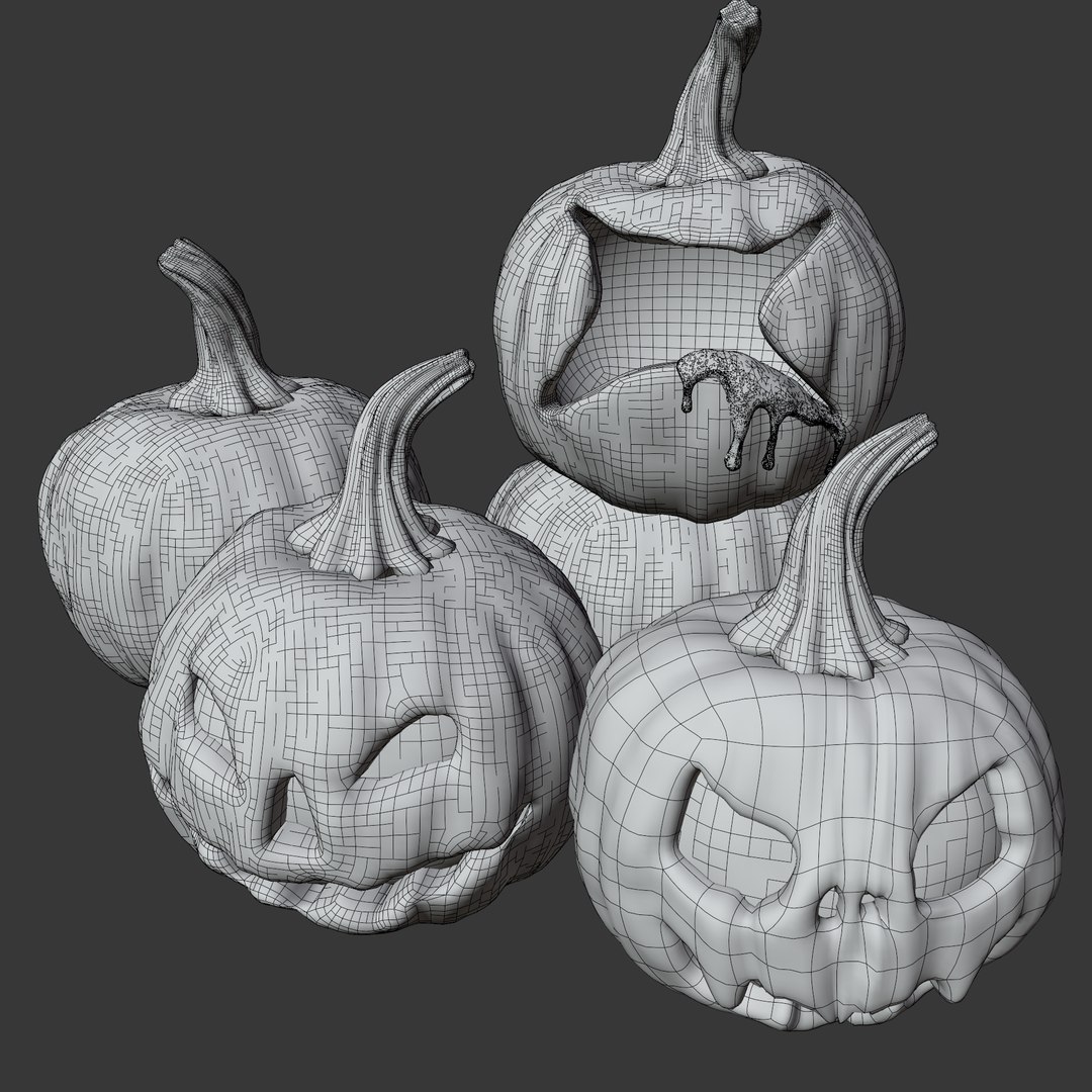 Halloween Pumpkin 3D - TurboSquid 1970100