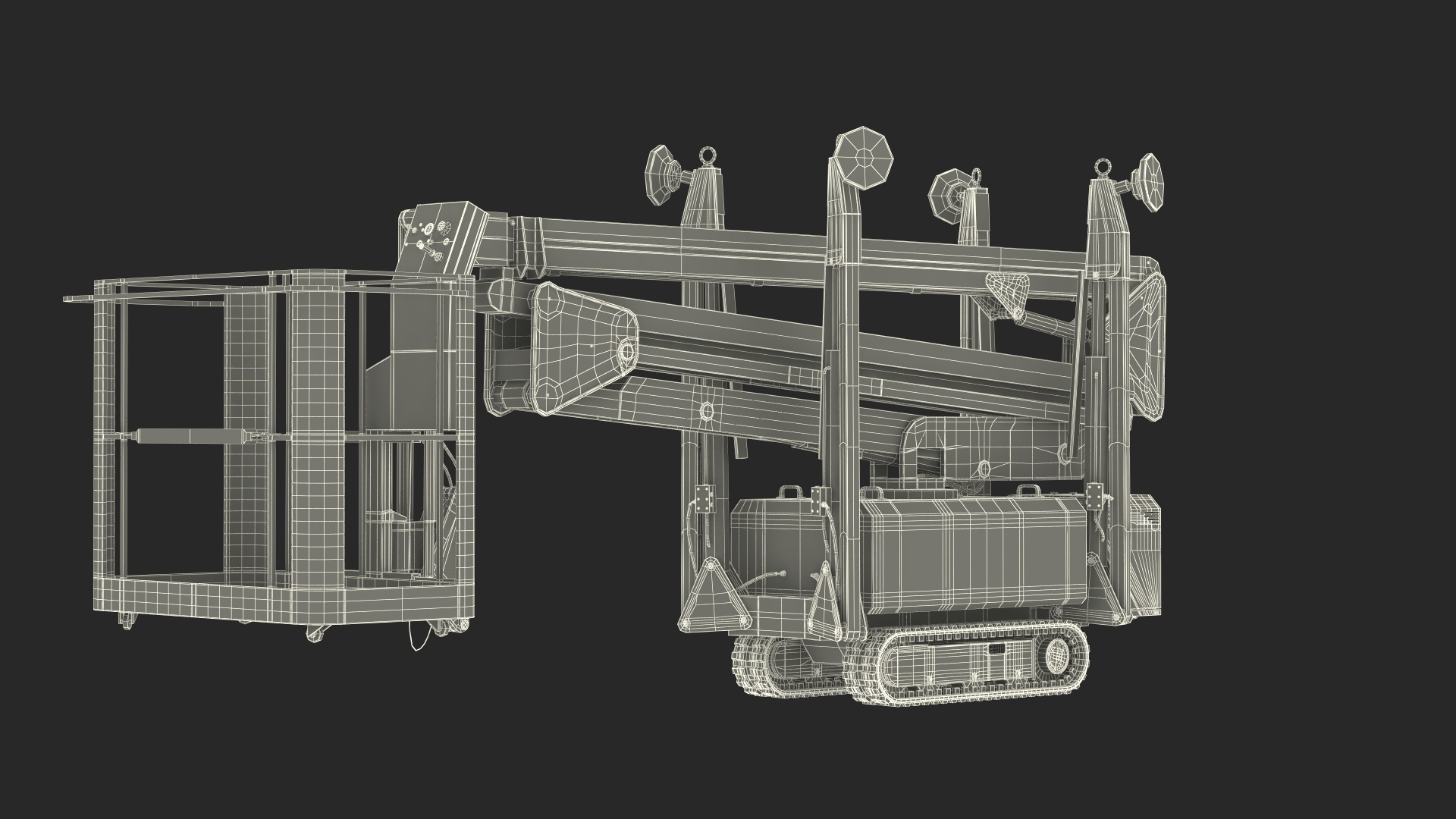 3D Industrial Articulated Boom Lift - TurboSquid 2271140
