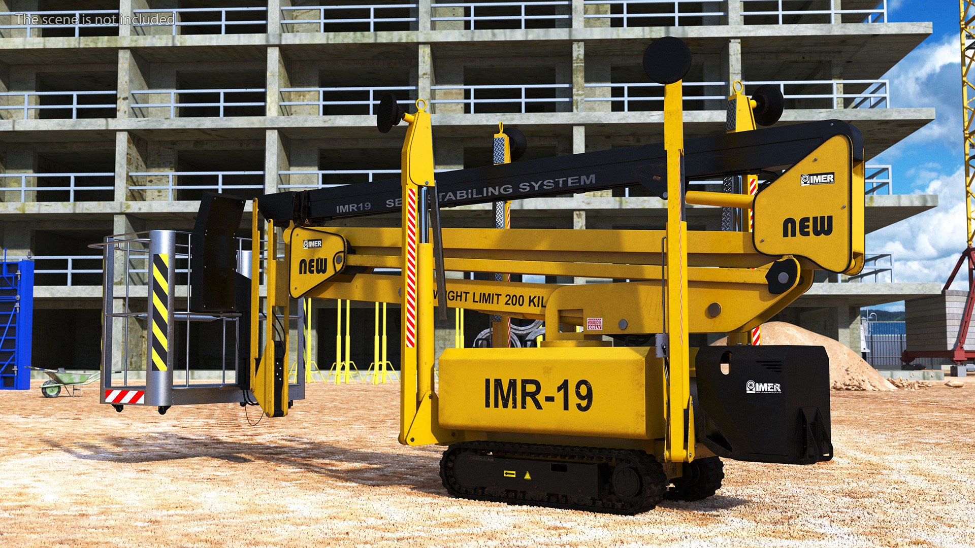 3D Industrial Articulated Boom Lift - TurboSquid 2271140