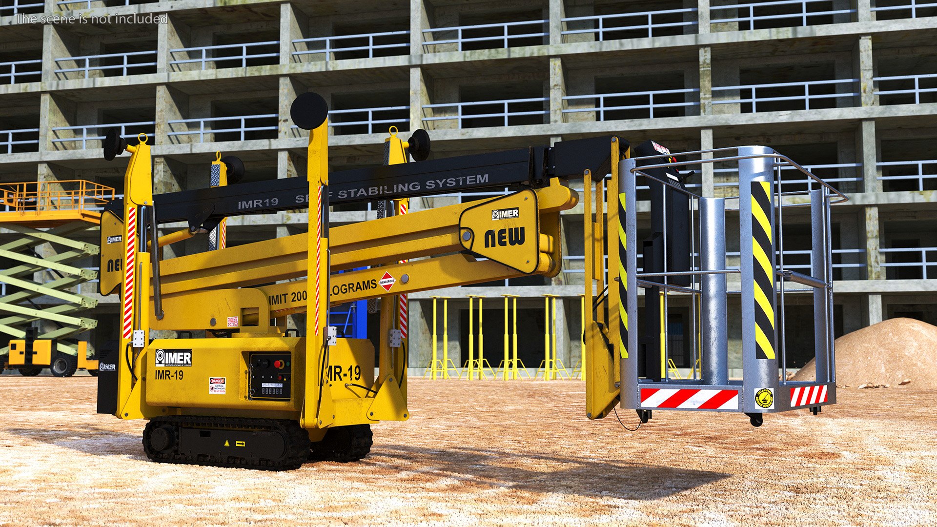 3D Industrial Articulated Boom Lift - TurboSquid 2271140