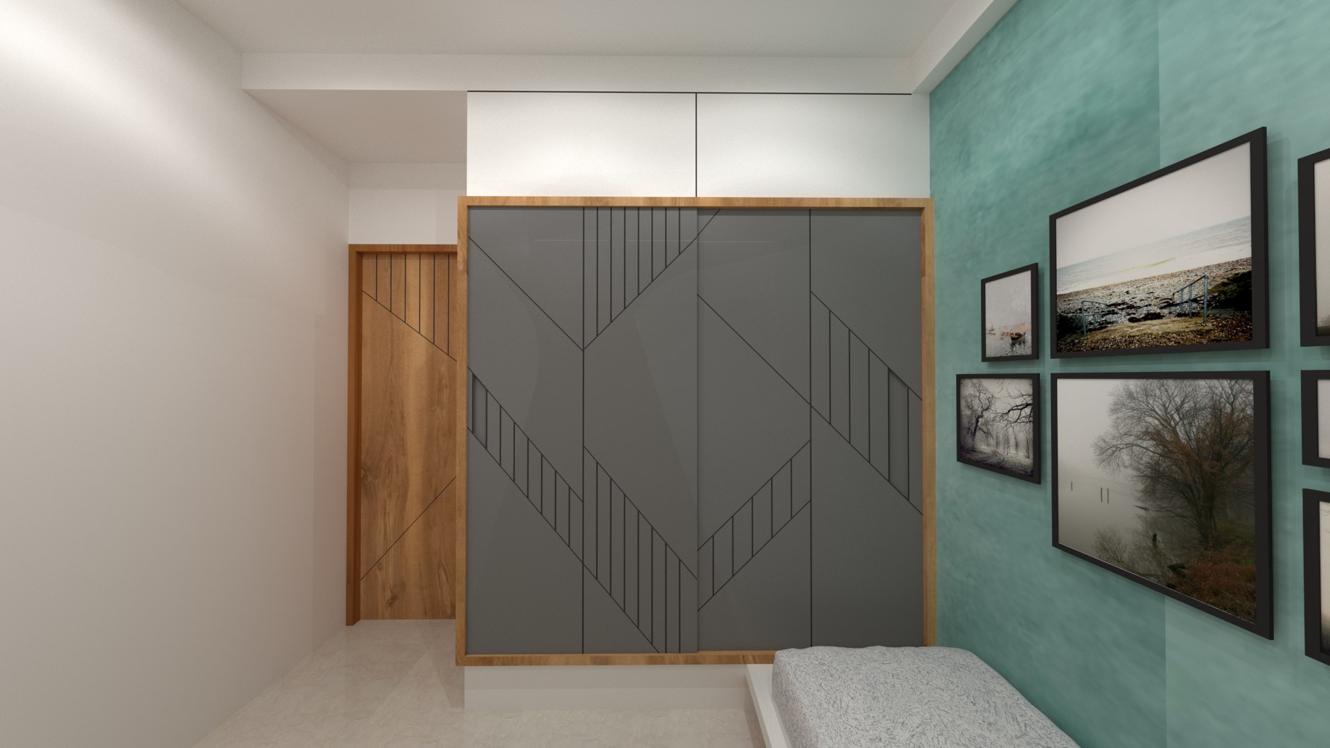 2bhk Apartment Interior 3D Model - TurboSquid 1916674