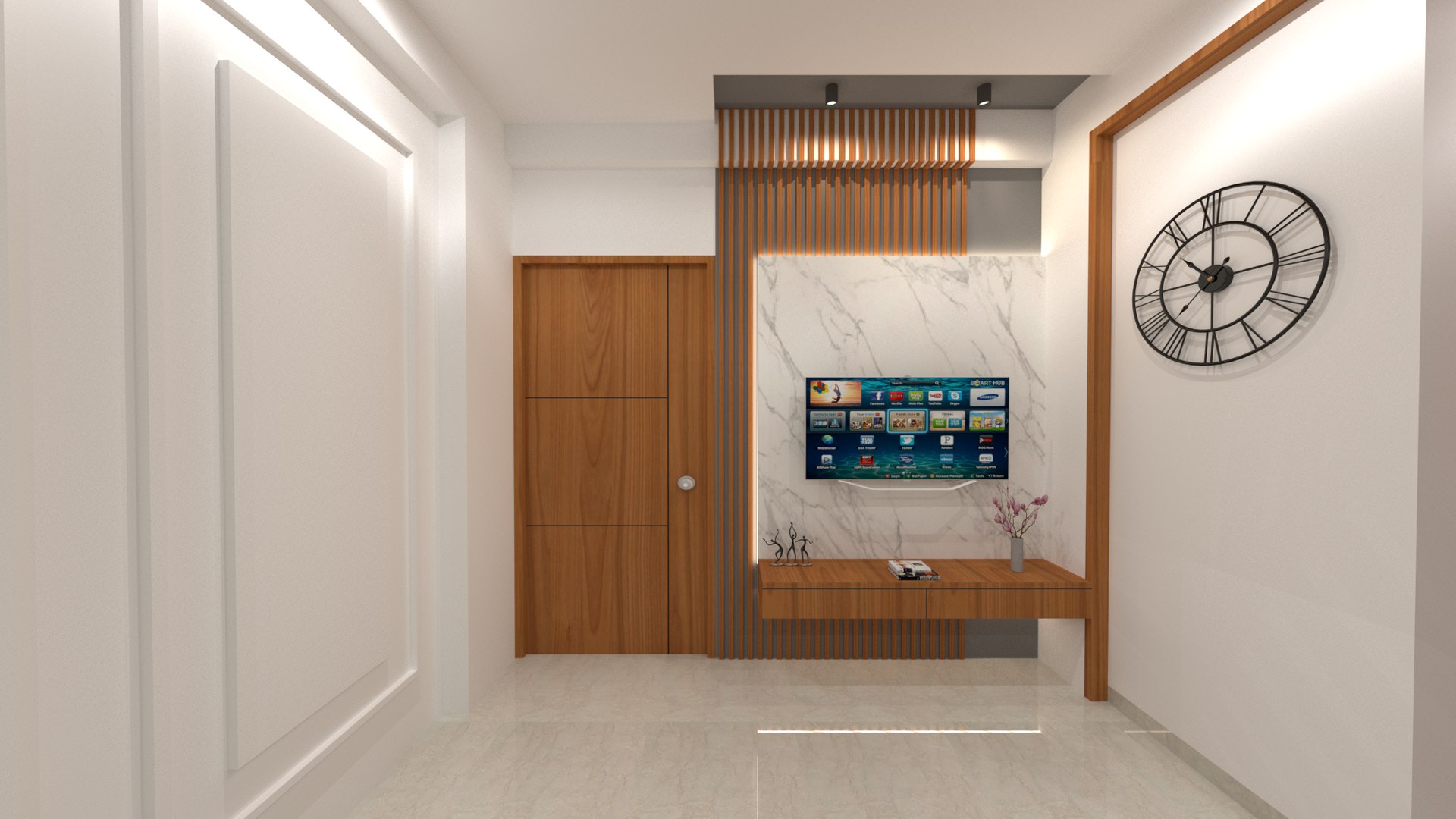 2bhk Apartment Interior 3D Model - TurboSquid 1916674