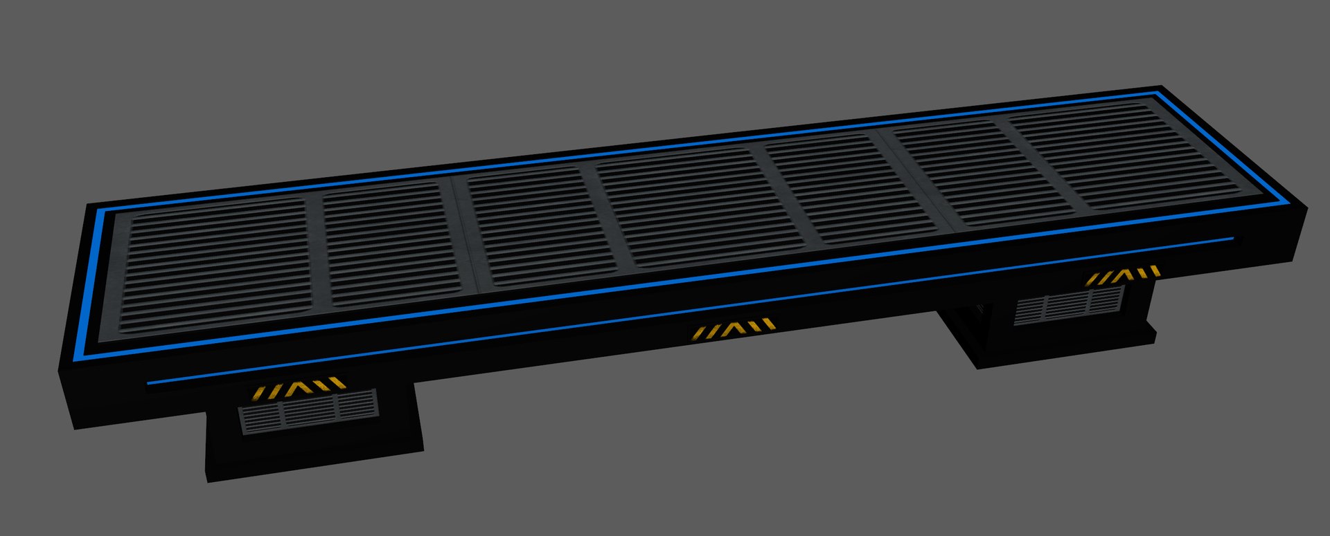 Bench Sci-fi 3D Model - TurboSquid 1266865