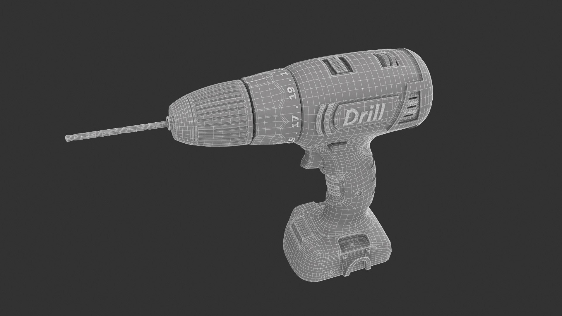 3D Model Cordless Drill - TurboSquid 1819354