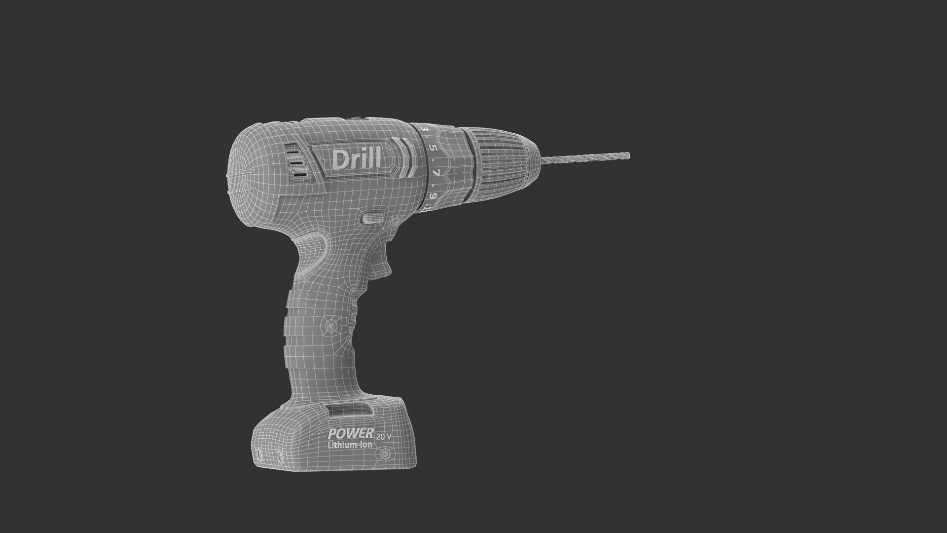 3D Model Cordless Drill - TurboSquid 1819354