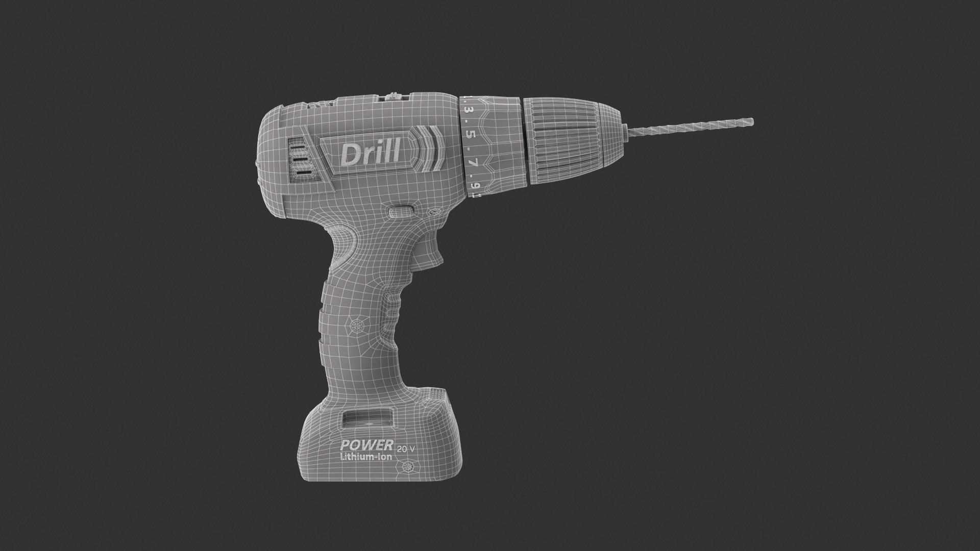3D Model Cordless Drill - TurboSquid 1819354