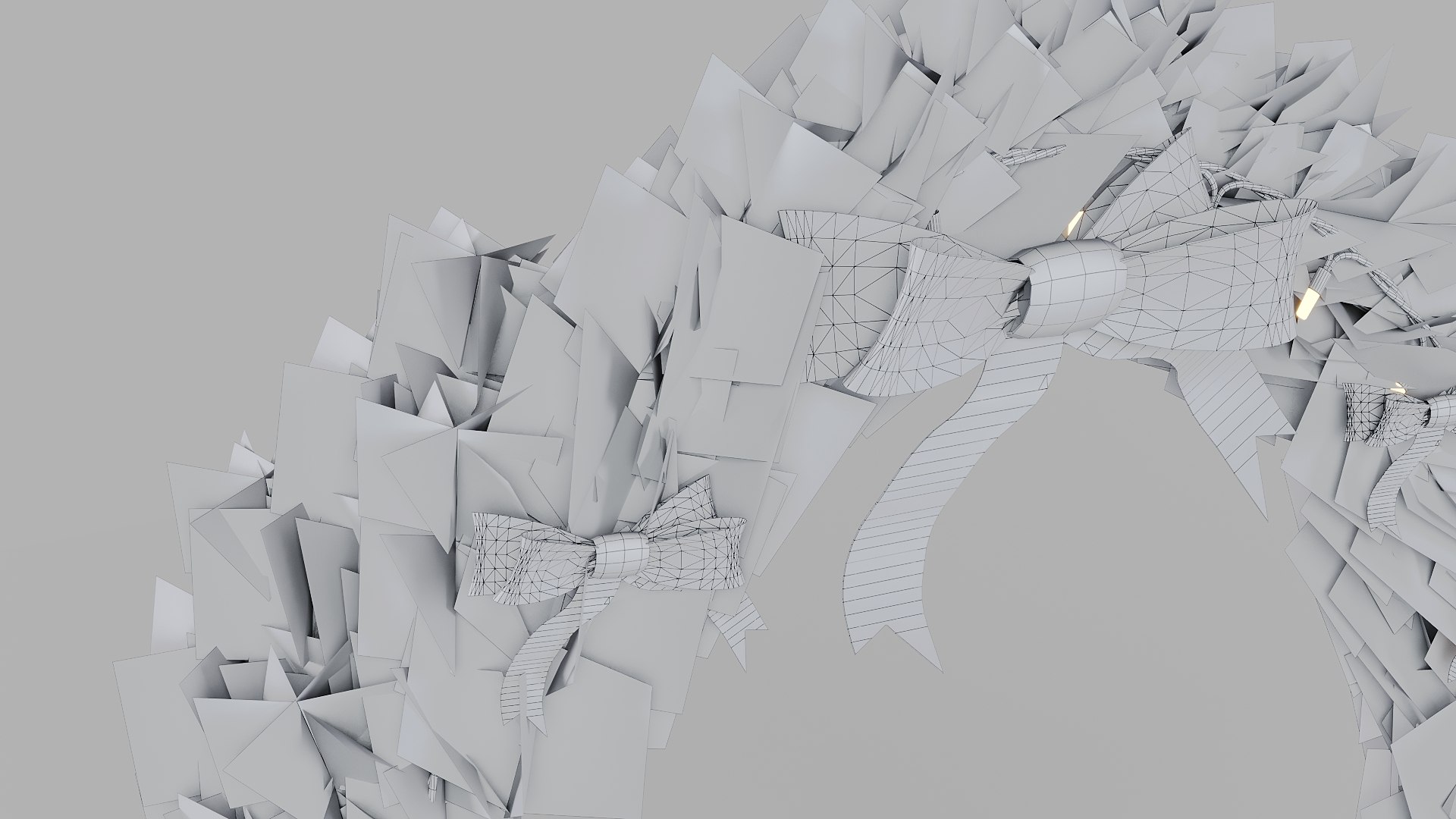 3D Christmas Garland Model - TurboSquid 2336339