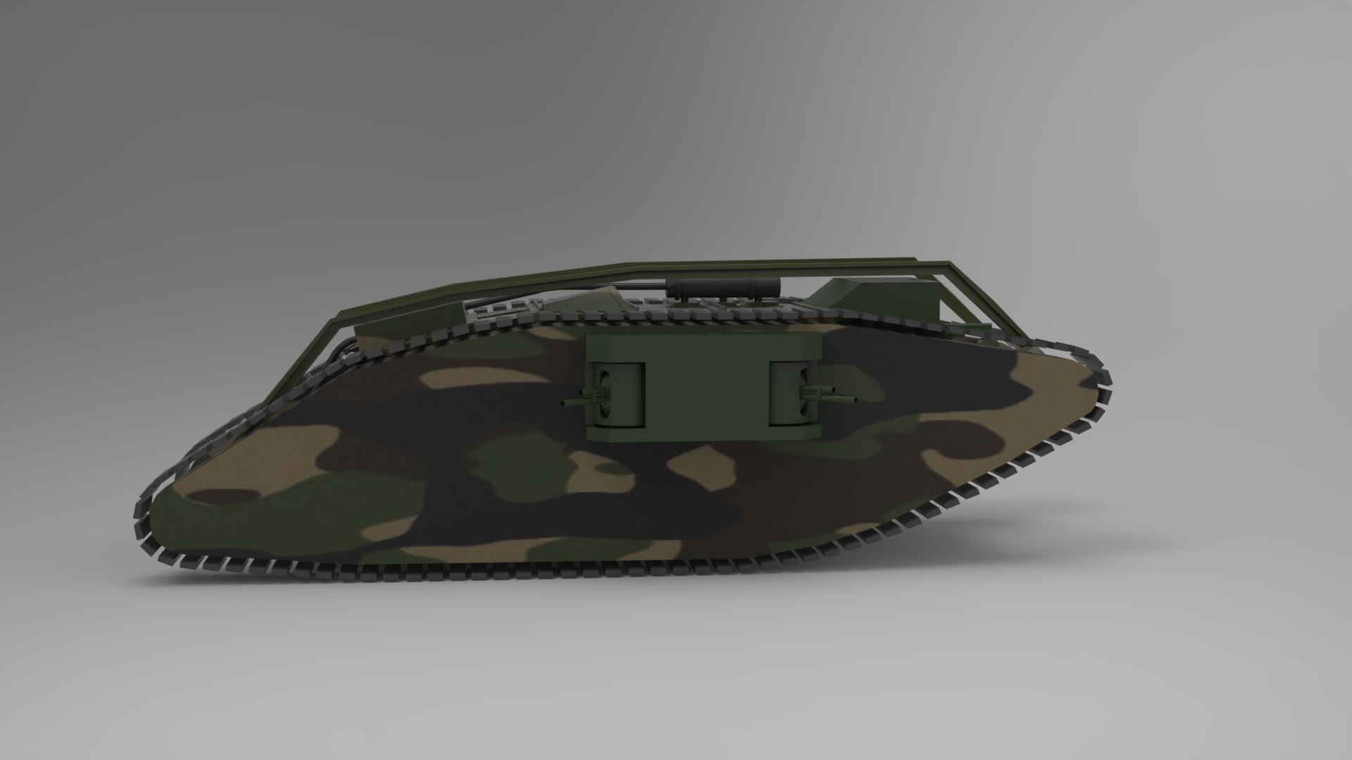 Girls Und Panzer Mark IV 3D Model - TurboSquid 2002927