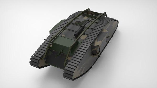 modelo 3d Girls und Panzer Mark IV - TurboSquid 2002927