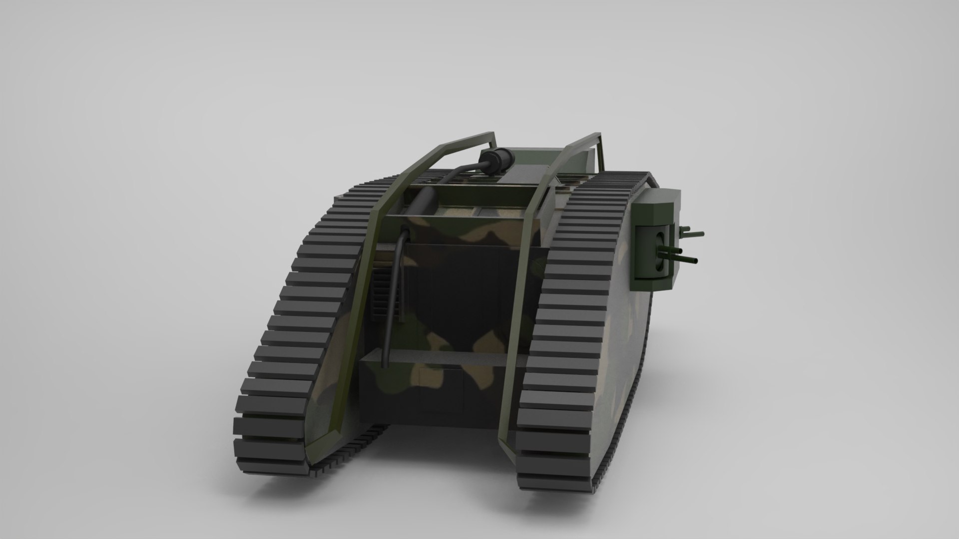 Girls Und Panzer Mark IV 3D Model - TurboSquid 2002927