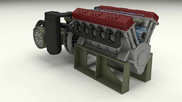 Tank Engine 3D Models for Download | TurboSquid