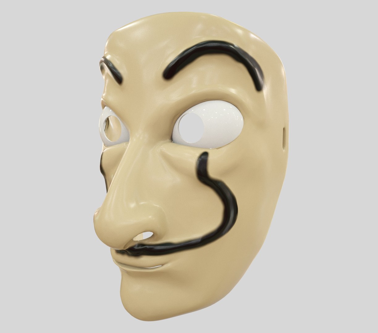 3D salvador dali mask model - TurboSquid 1277394