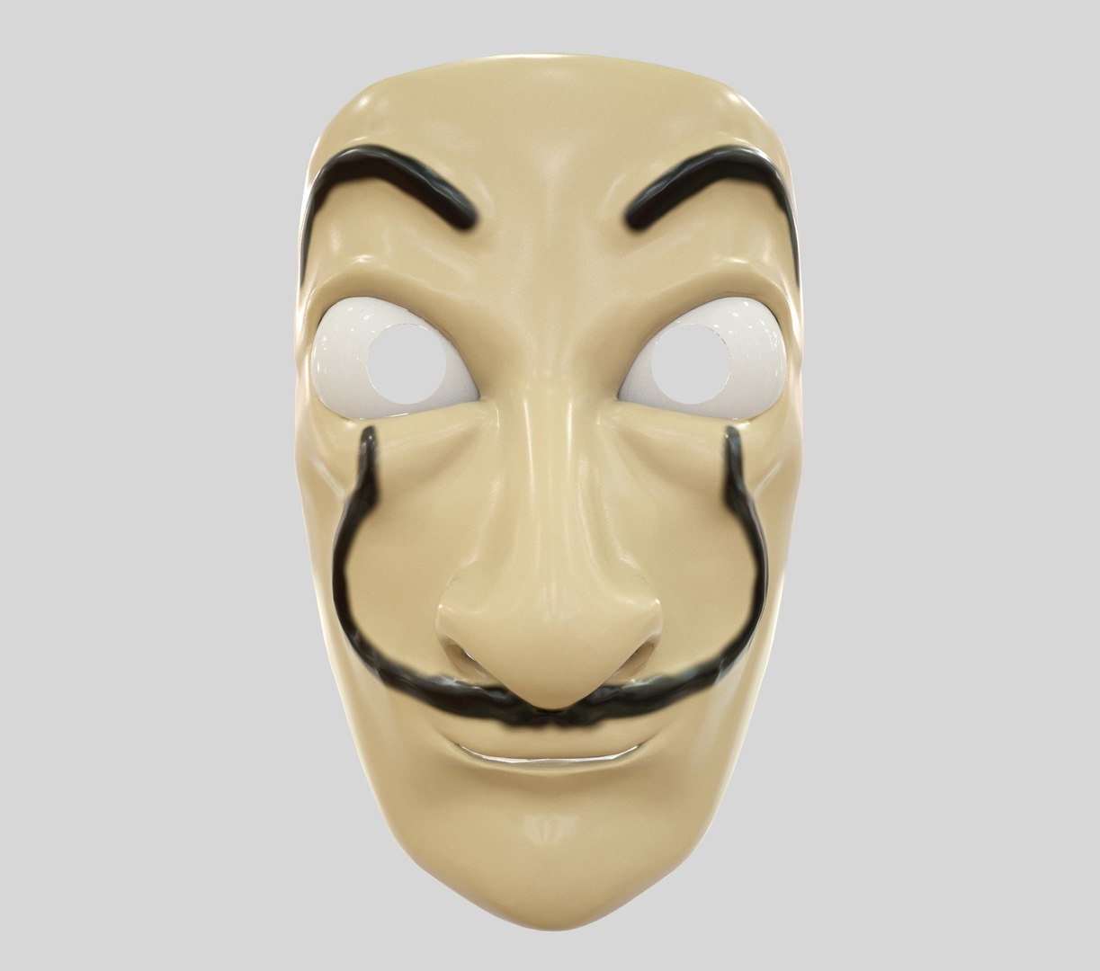 3D salvador dali mask model - TurboSquid 1277394