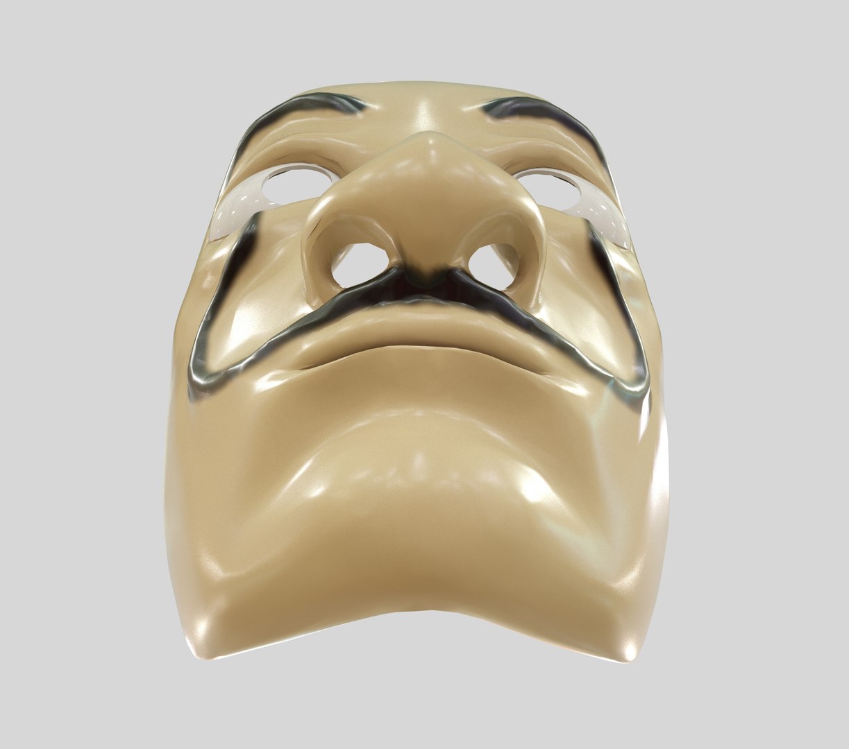 3D salvador dali mask model - TurboSquid 1277394