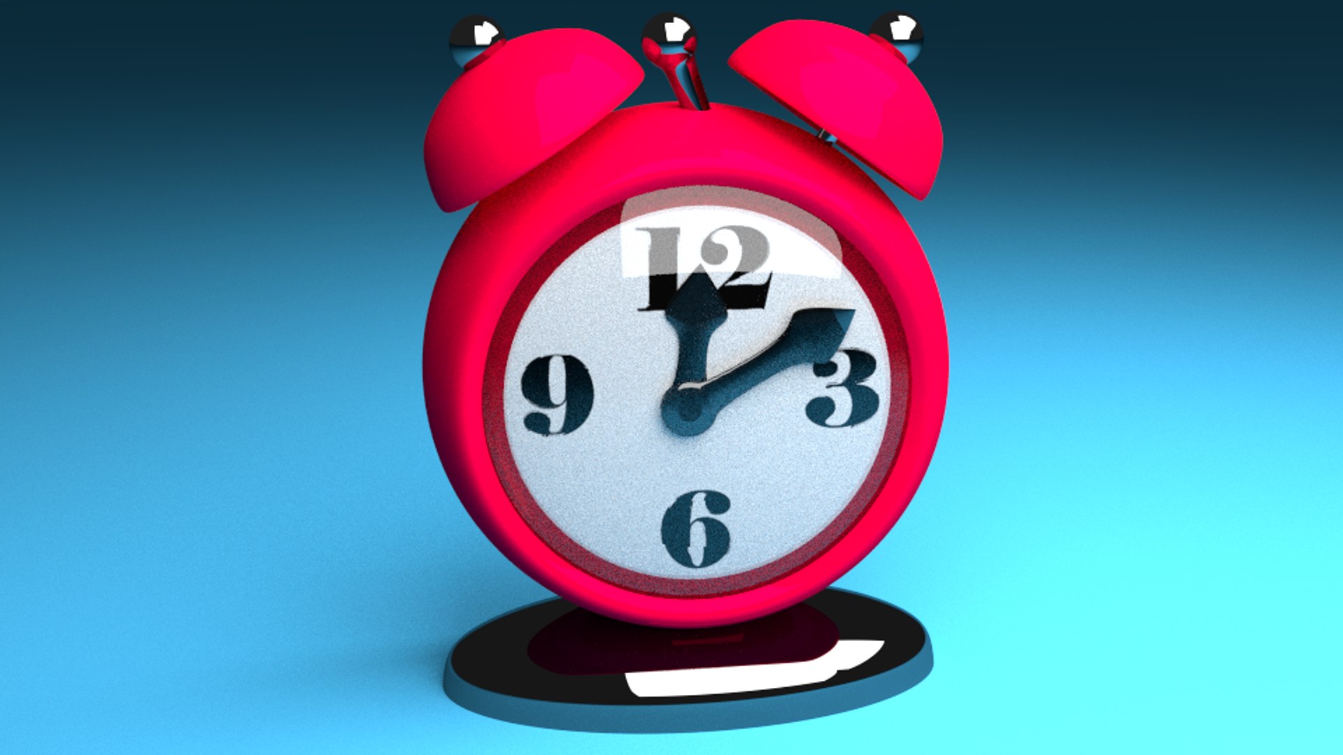 wecker waking 3d model