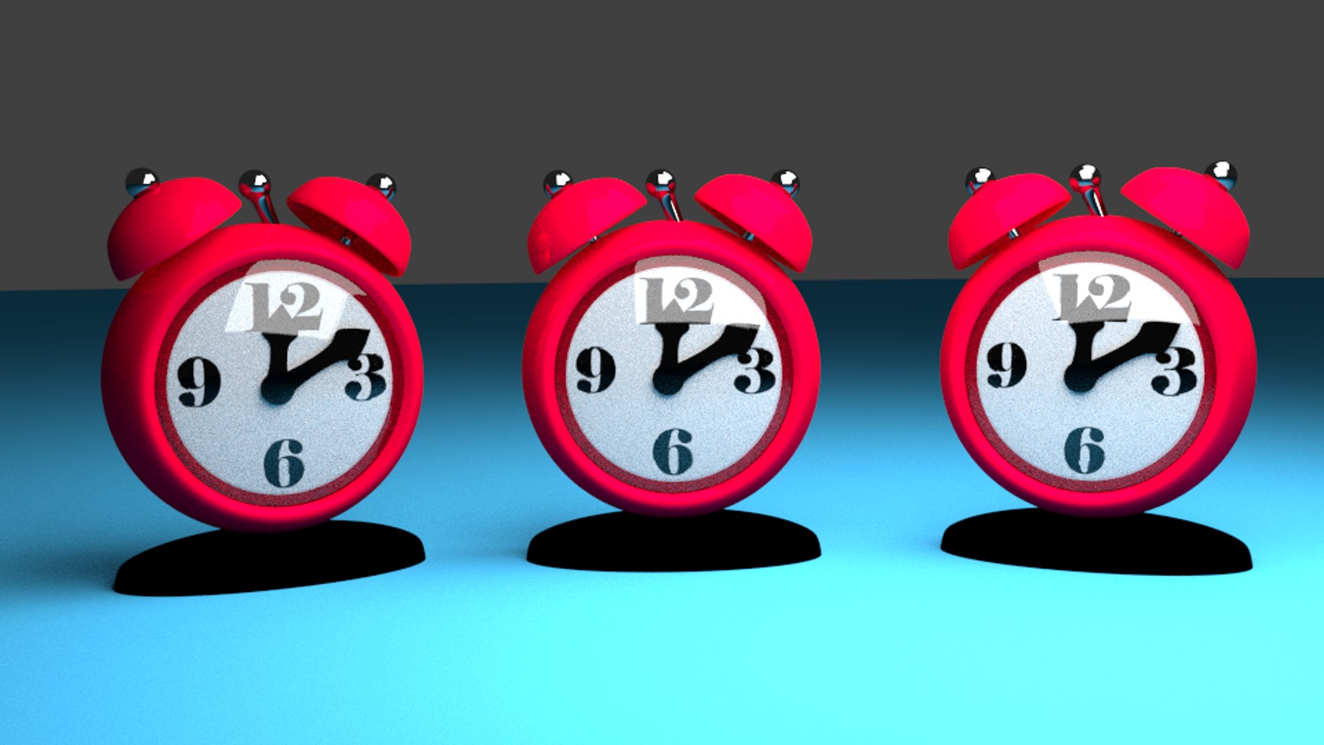 wecker waking 3d model