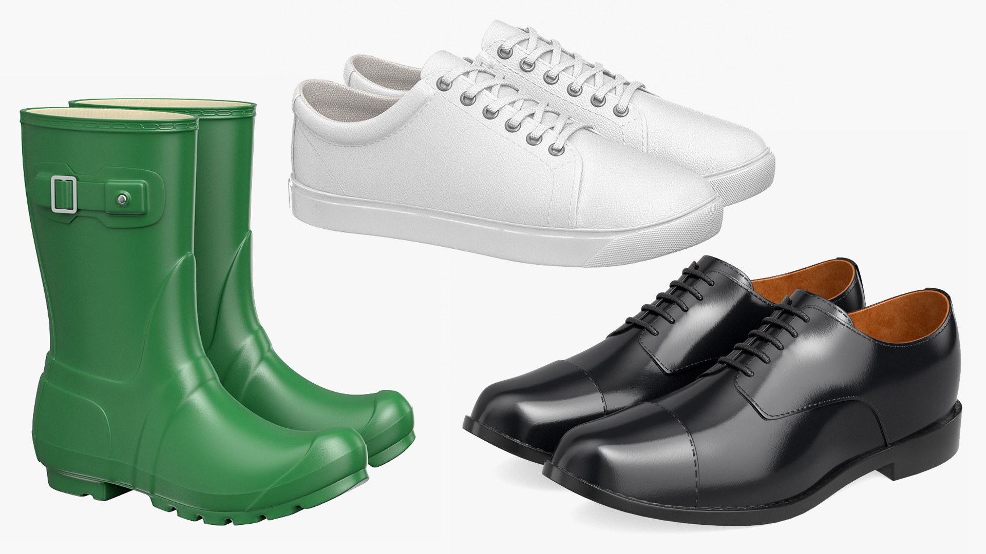 Shoes Collection 3D Model - TurboSquid 2345913