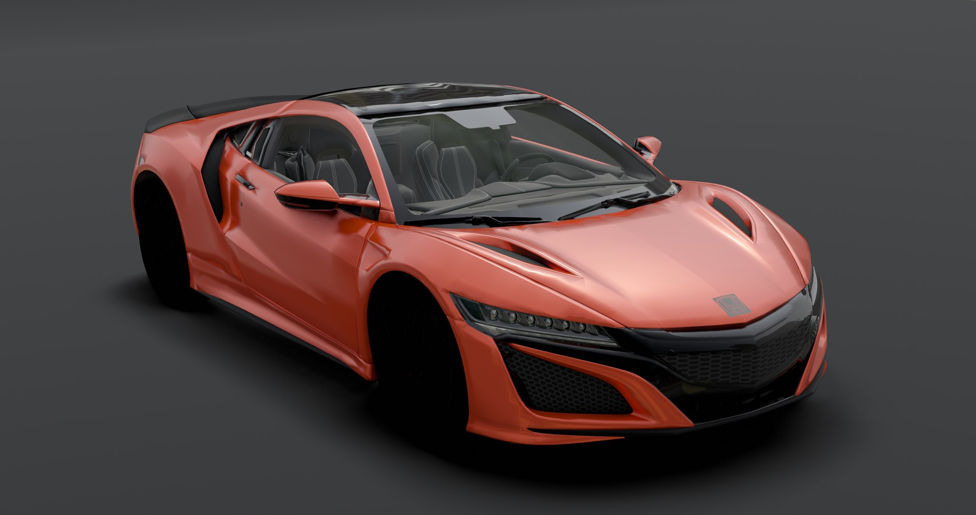 3D Honda - NSX Model - TurboSquid 2137677