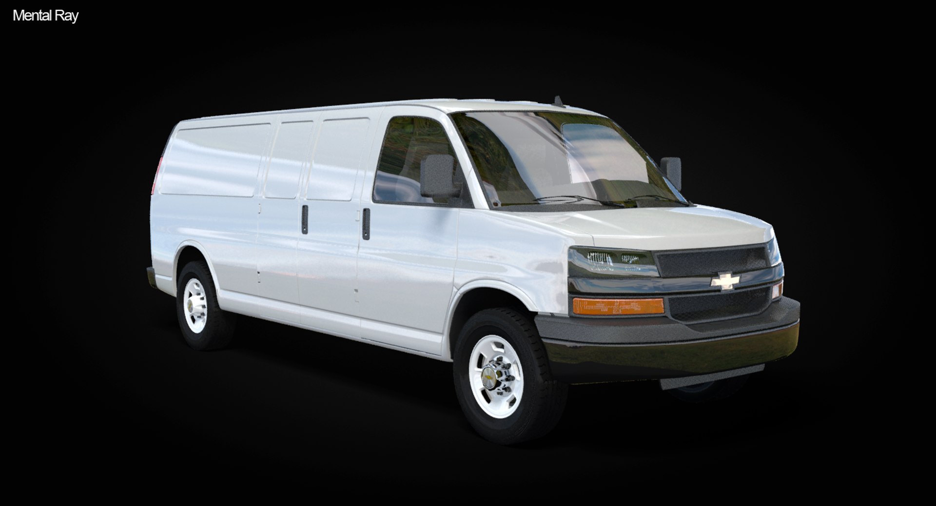 3D chevrolet express lwb - TurboSquid 1301932