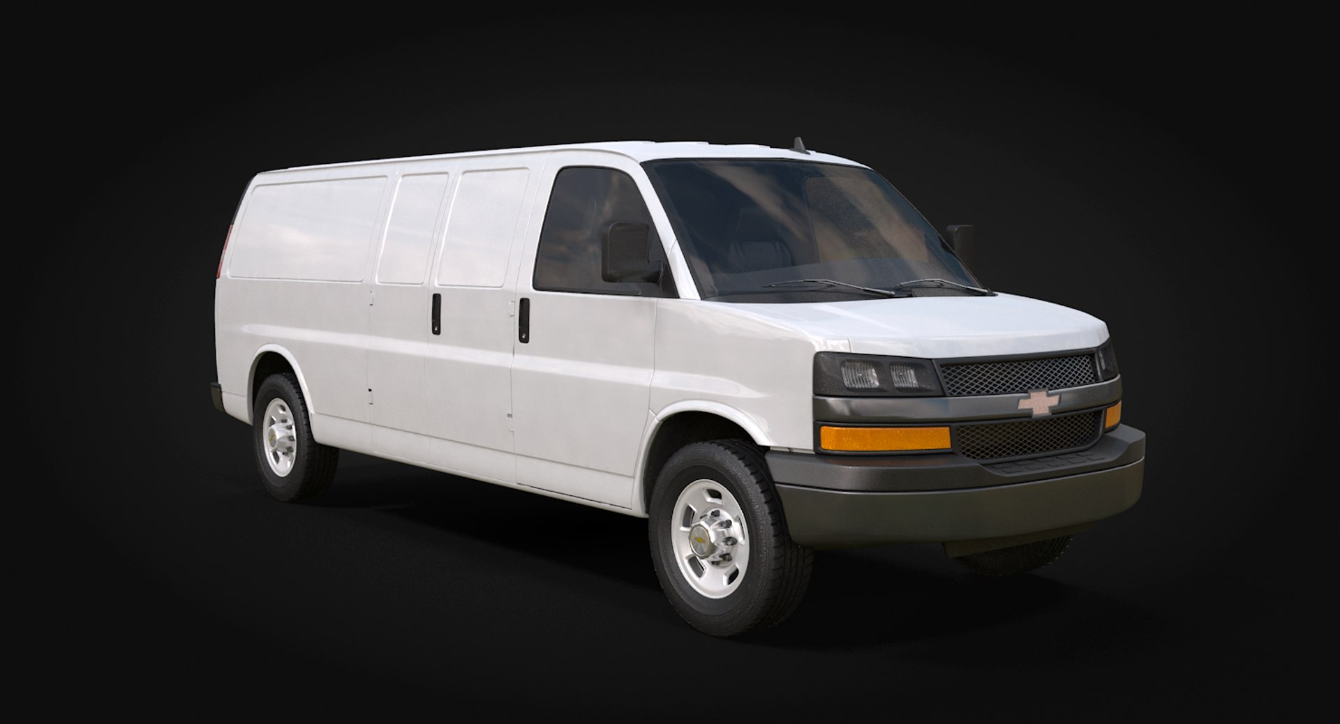 3D chevrolet express lwb - TurboSquid 1301932