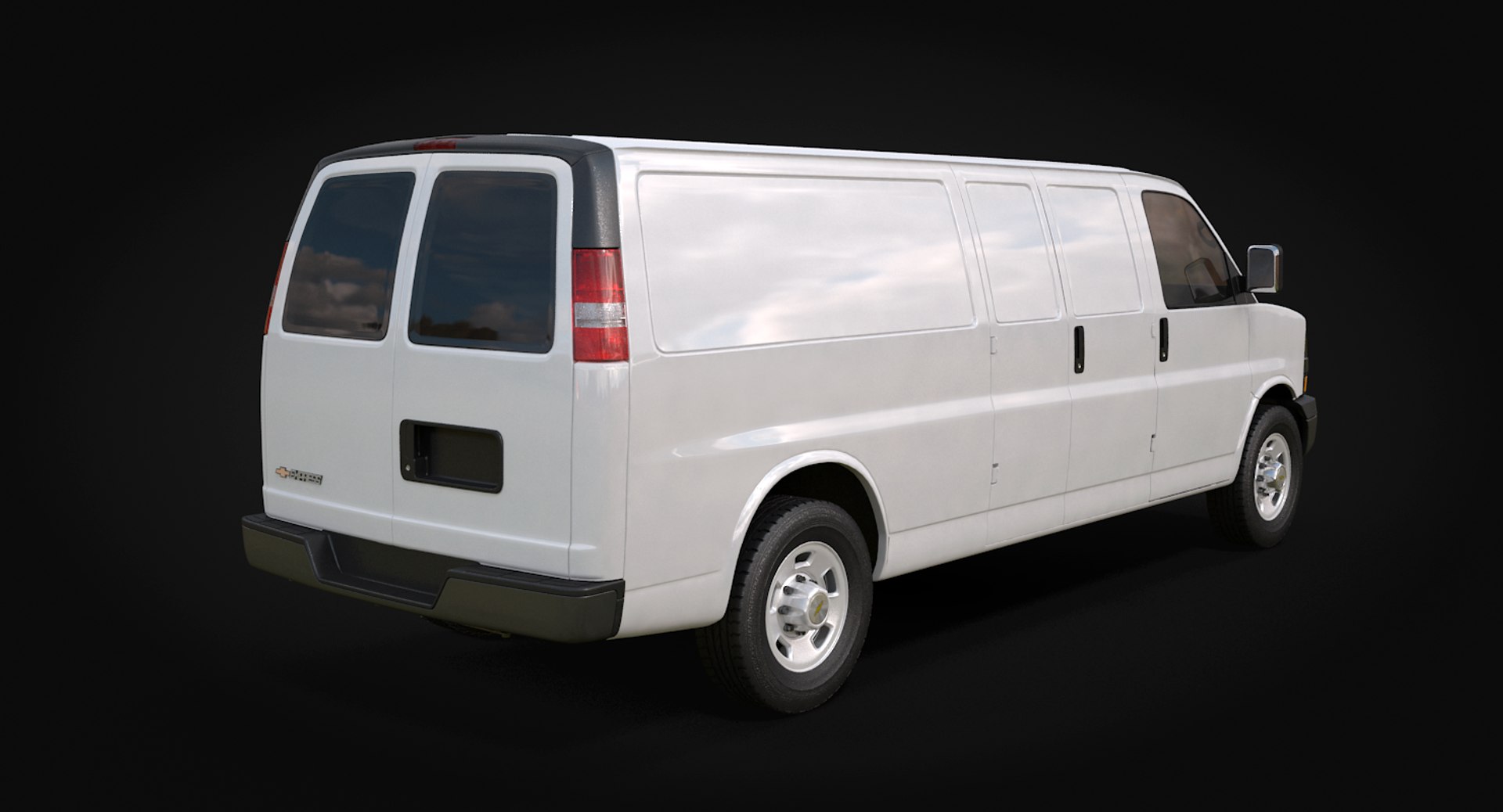 3D chevrolet express lwb - TurboSquid 1301932