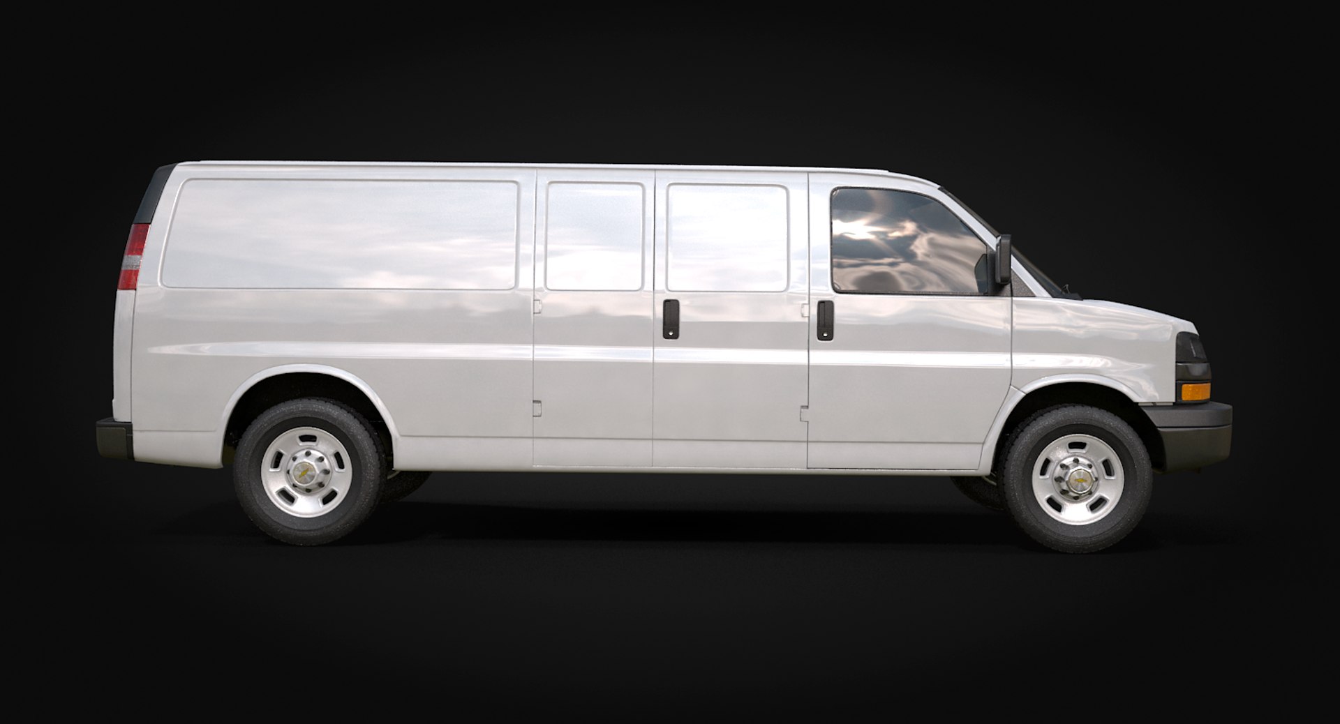 3D chevrolet express lwb - TurboSquid 1301932