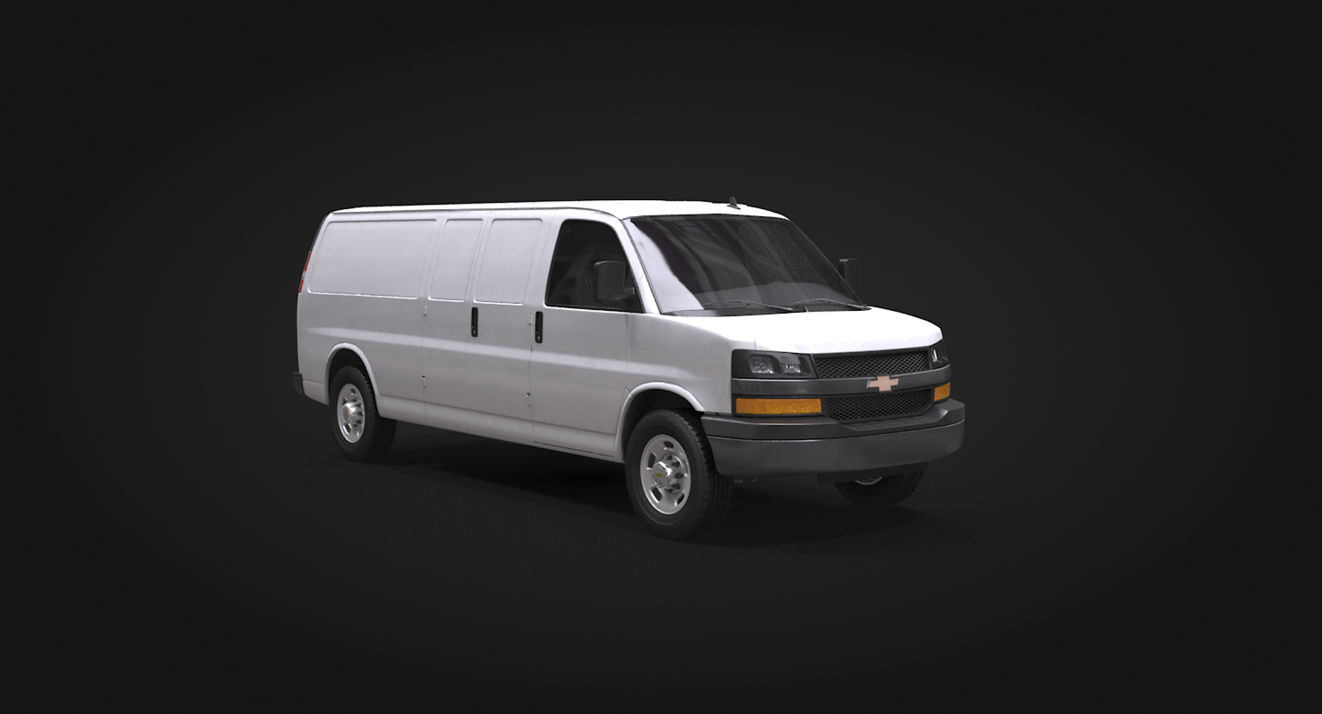 3D chevrolet express lwb - TurboSquid 1301932