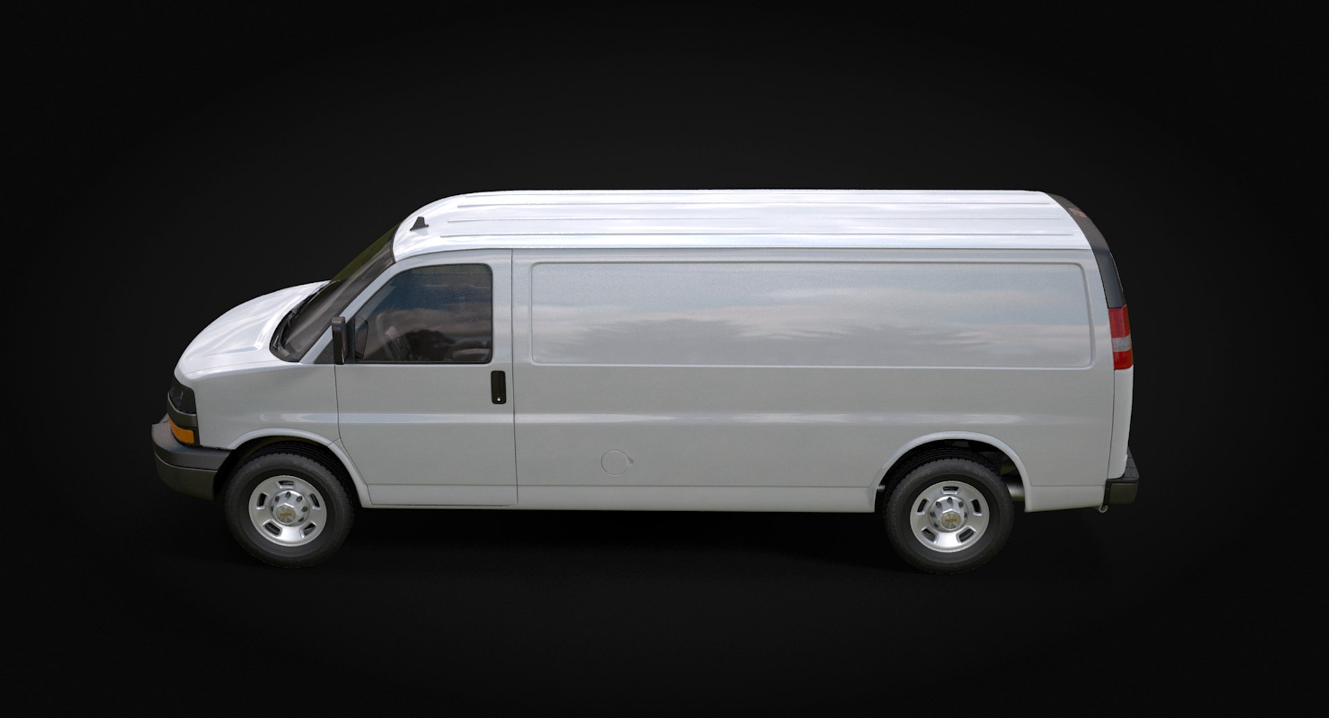 3D chevrolet express lwb - TurboSquid 1301932