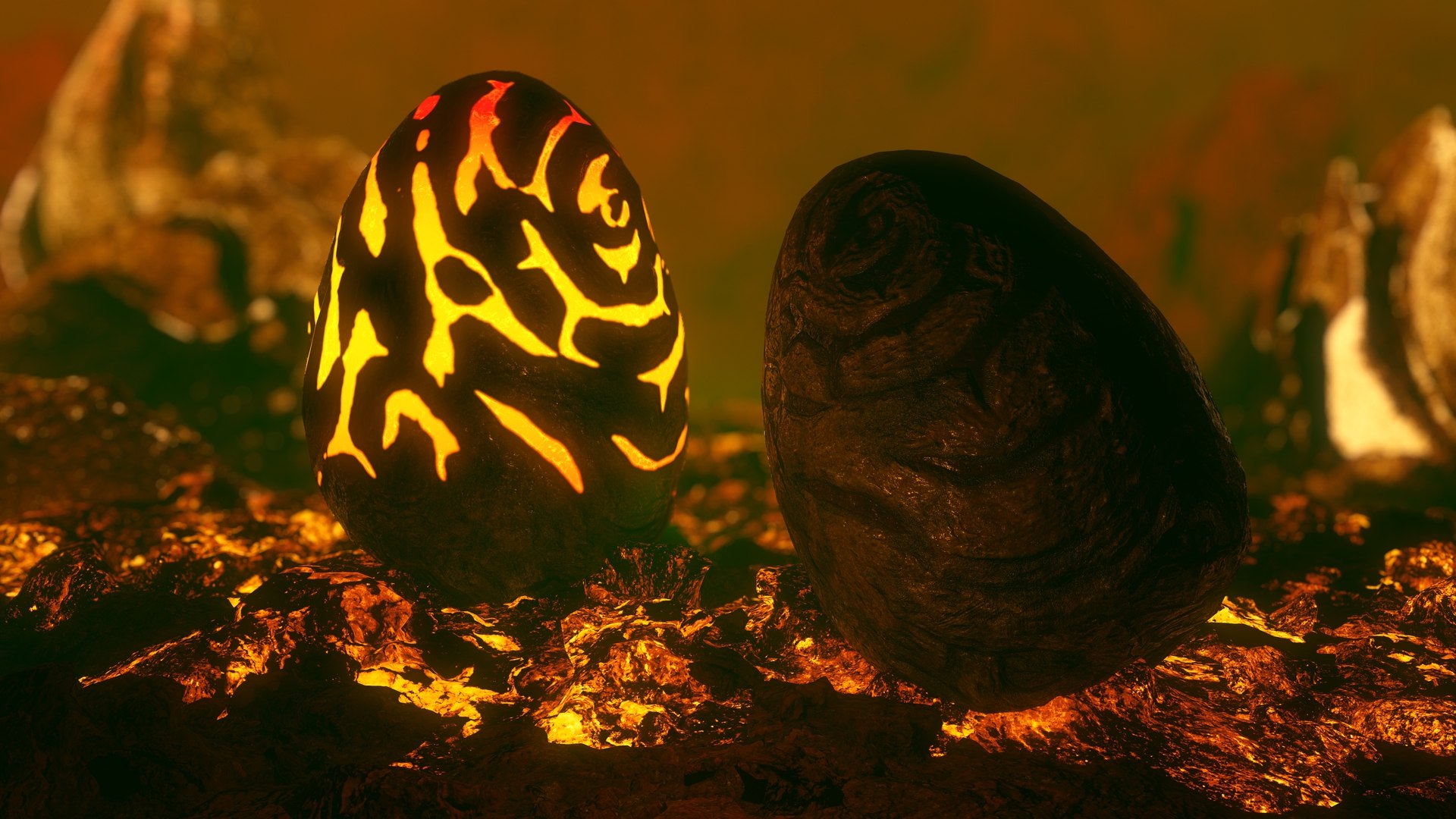 3D Handpainted Egg - Model - TurboSquid 1697525