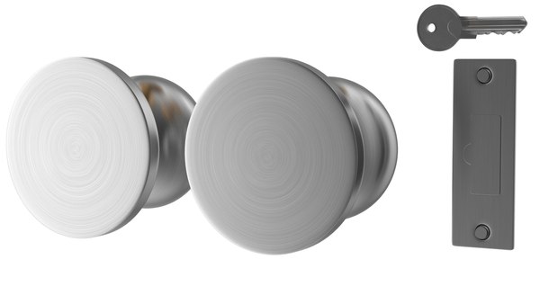 3D knob set door model - TurboSquid 1659808