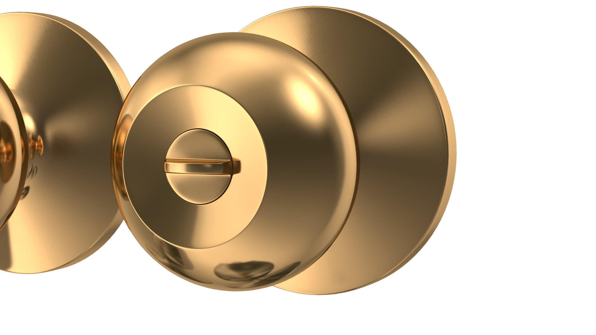 3D knob set door model - TurboSquid 1659808