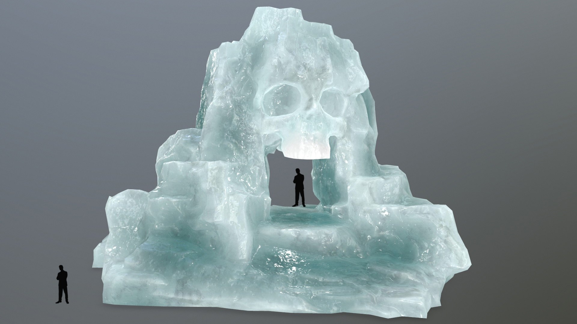 3D Skull Cave Model - TurboSquid 1433747