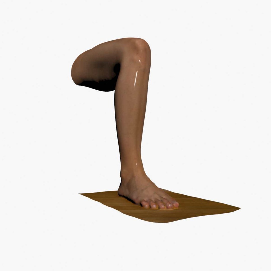 3D model Human Leg 3D Scan High Quality - TurboSquid 1784409