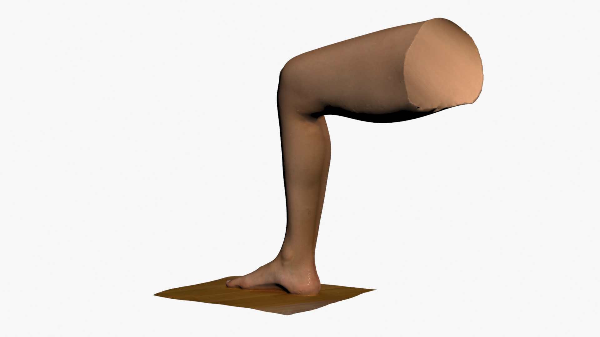 3D Model Human Leg 3D Scan High Quality - TurboSquid 1784409