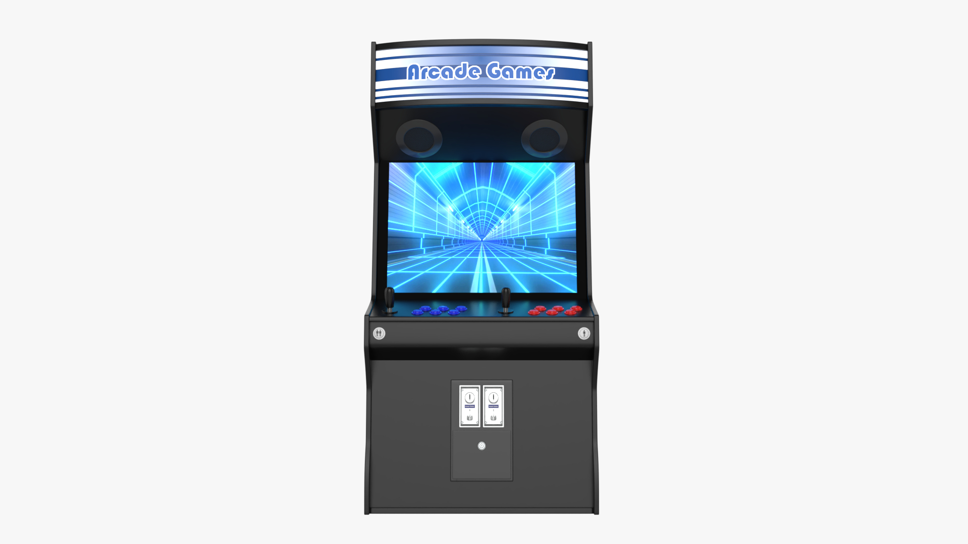 Modern Games Arcade Machine 3D Model - TurboSquid 2193201
