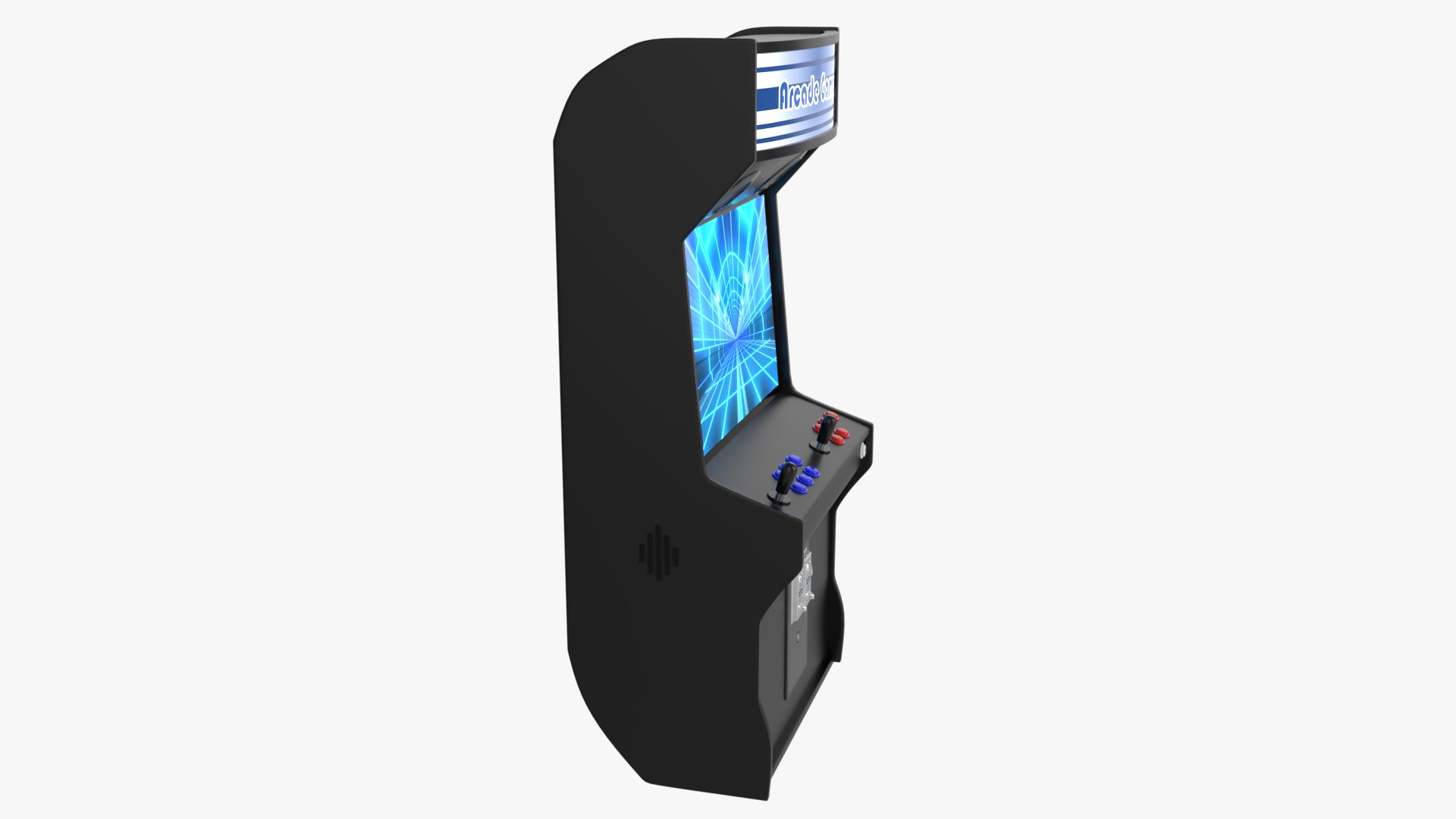 Modern Games Arcade Machine 3D Model - TurboSquid 2193201