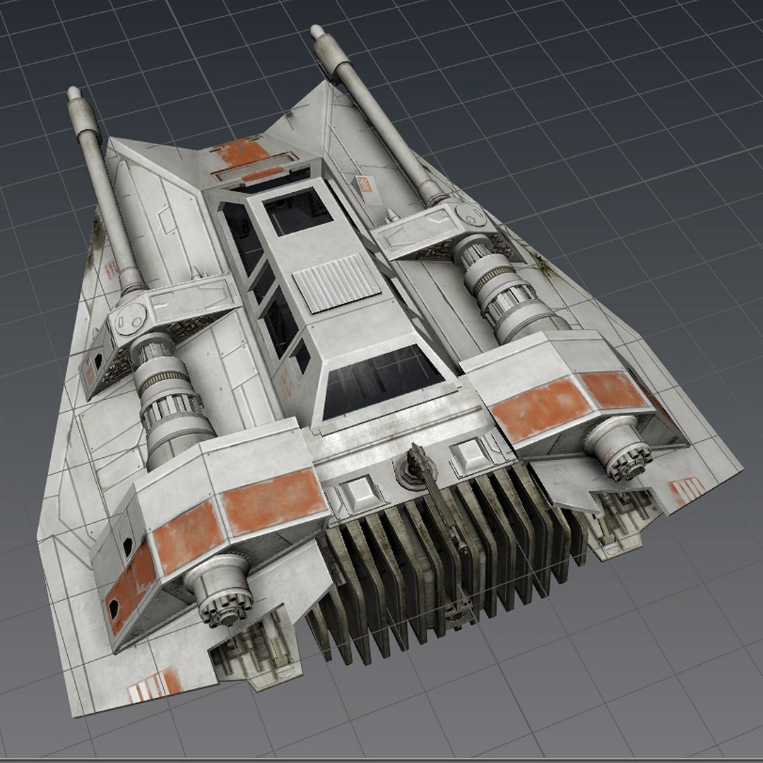 Star Wars T-47 Airspeeder 3d Model