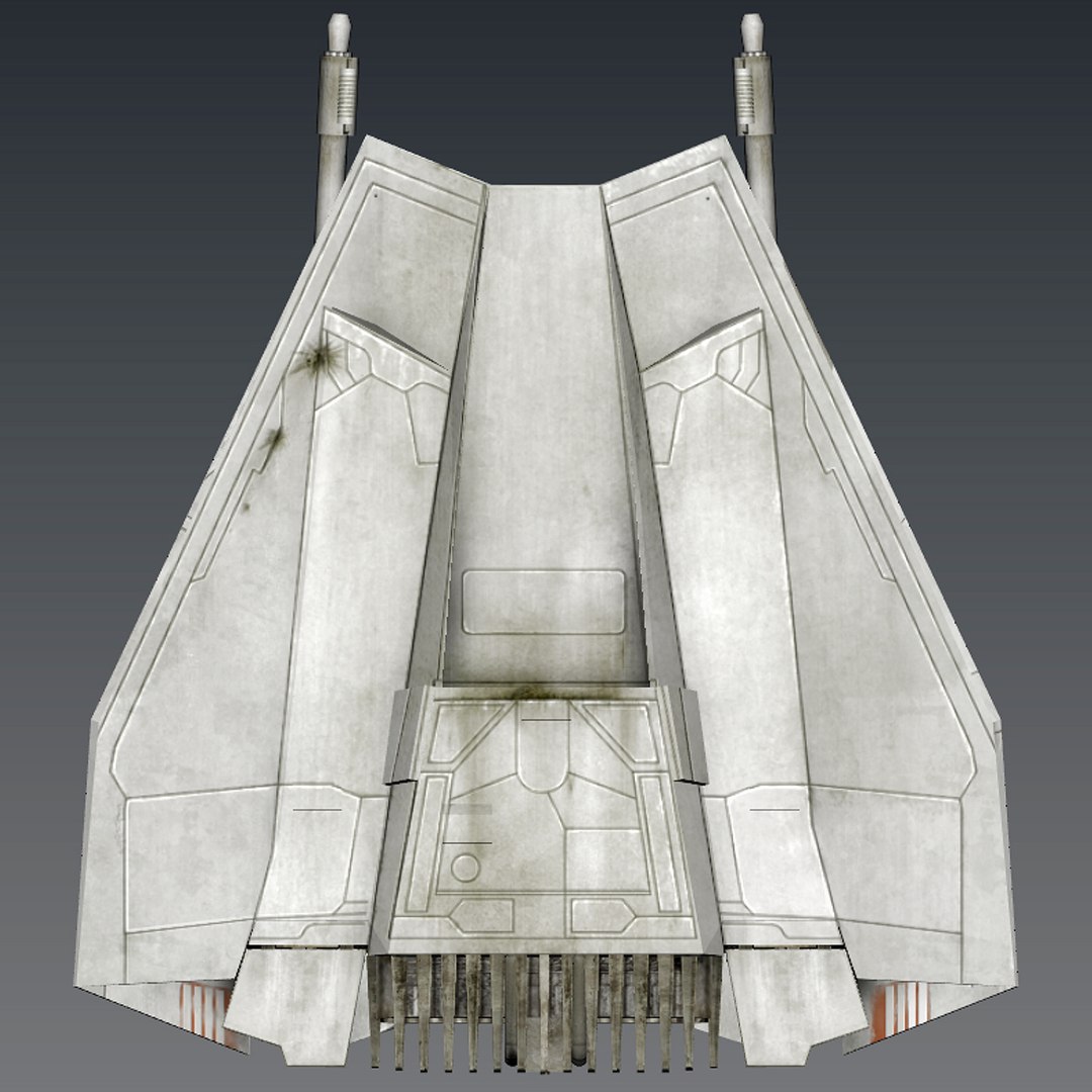 Star Wars T-47 Airspeeder 3d Model