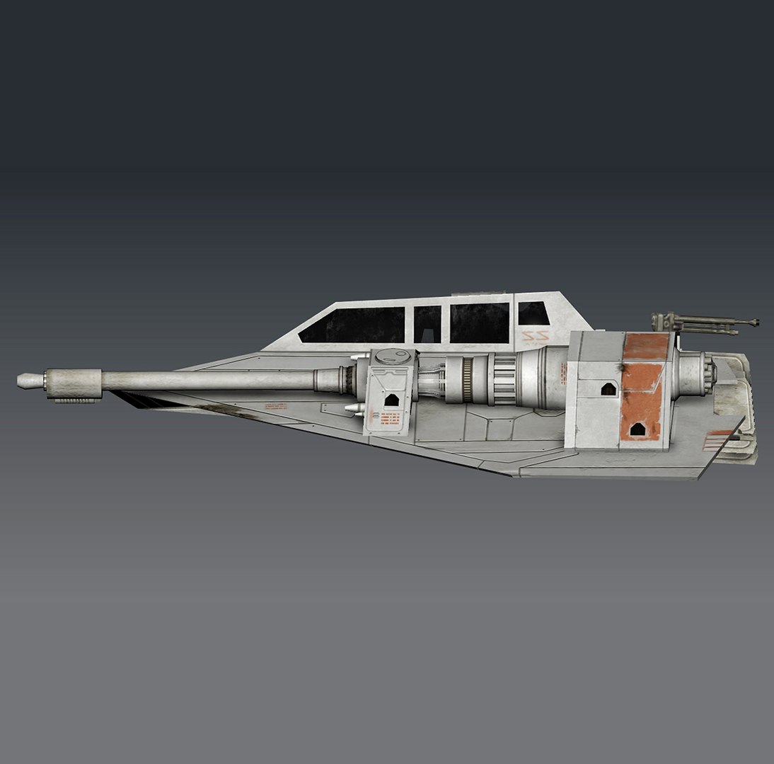 Star Wars T-47 Airspeeder 3d Model