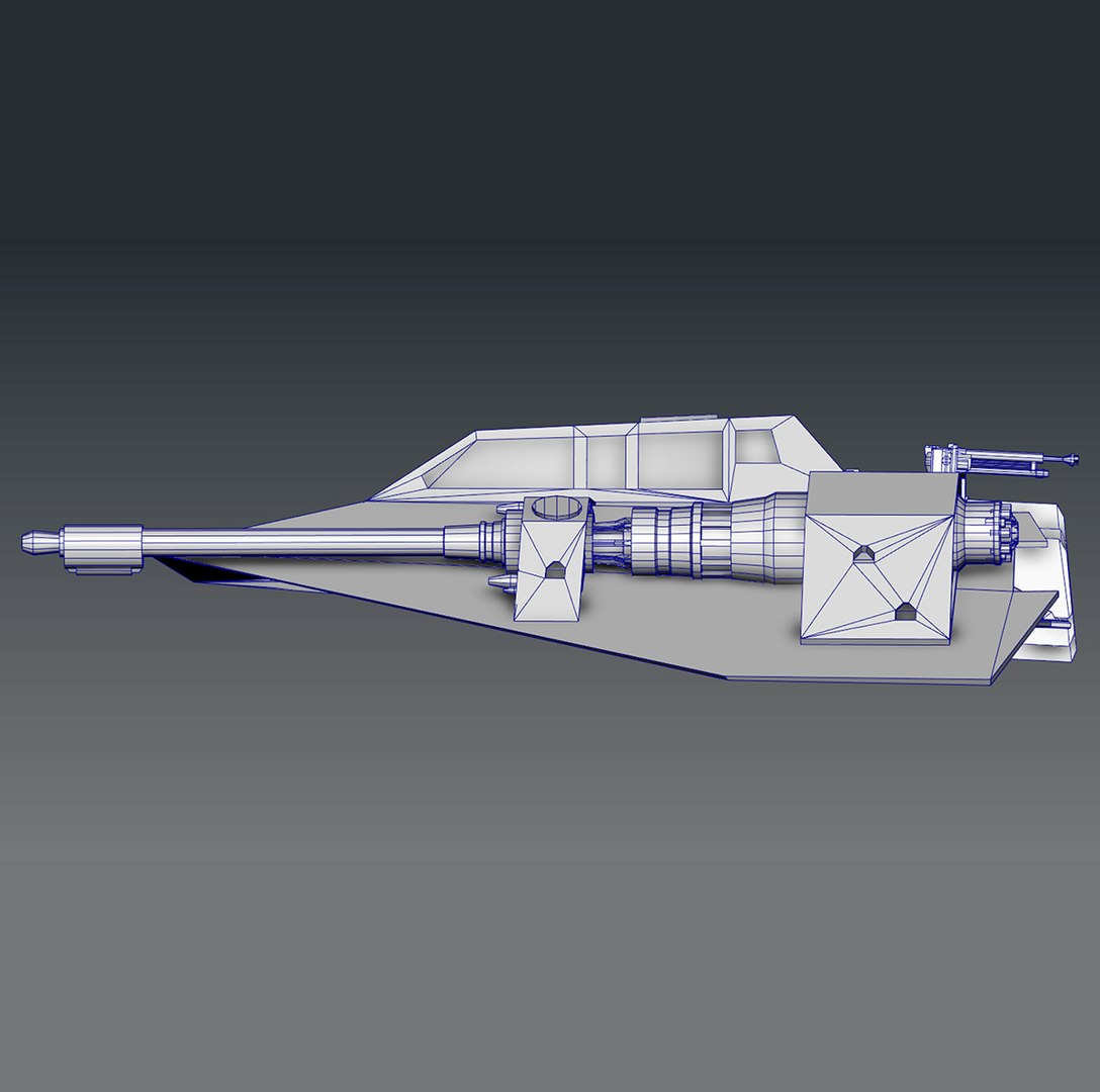 Star Wars T-47 Airspeeder 3d Model
